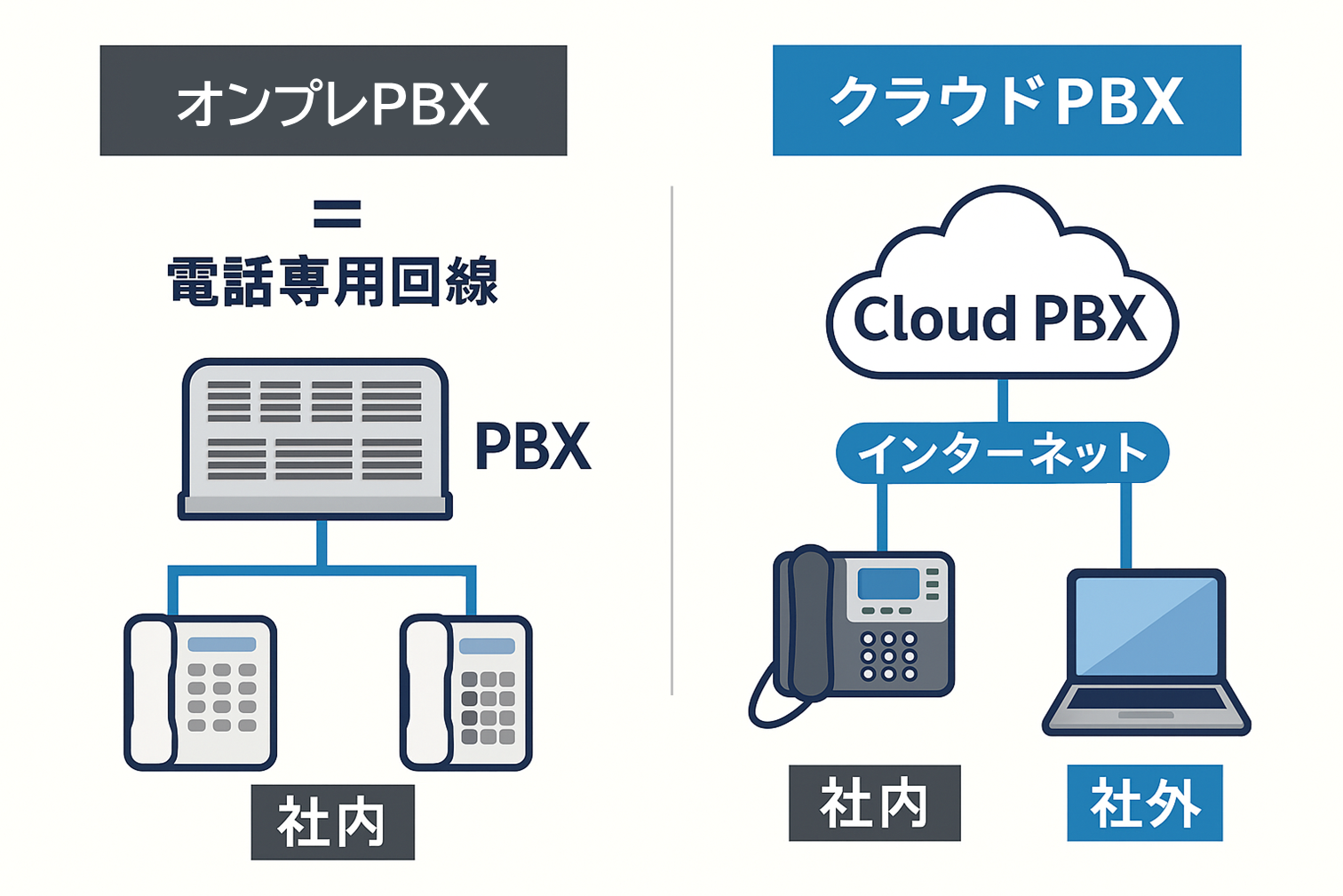 今さら聞けない「クラウドPBX」とは？ 図解でわかるオンプレPBXとの違いと選び方｜Zoom×双日テックイノベーション